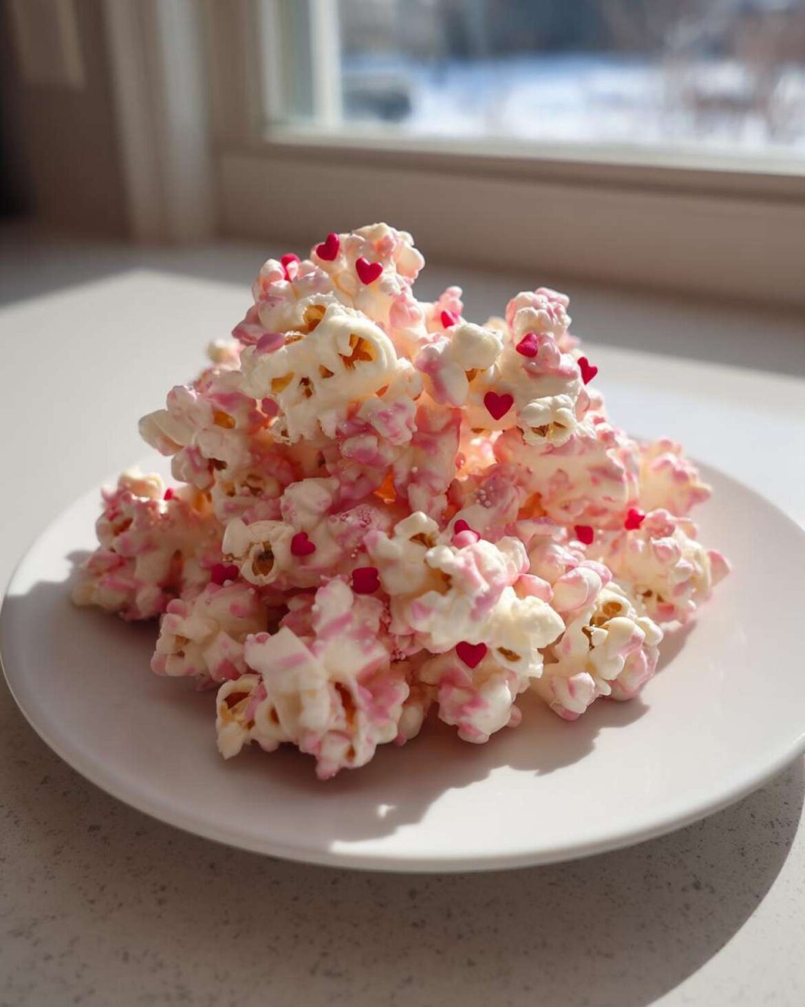 Make 1 Valentine's Day White Chocolate Popcorn amazing - 911recipes.com