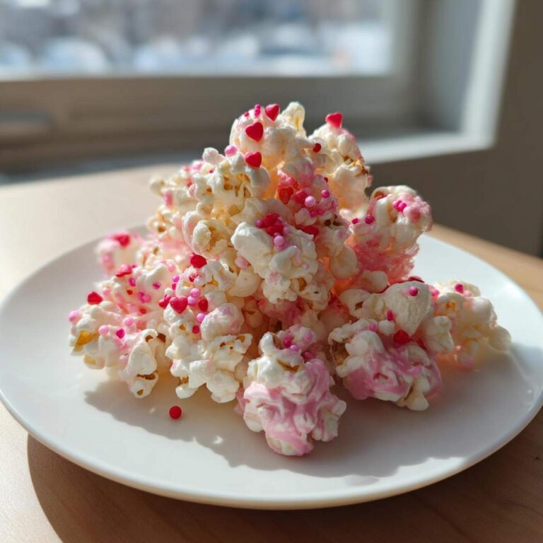Make 1 Valentine's Day White Chocolate Popcorn amazing - 911recipes.com